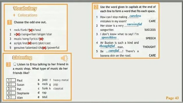 Spotlight-7 Workbook Рабочая тетрадь Module 7C Модулт 7С, с. 43 ...