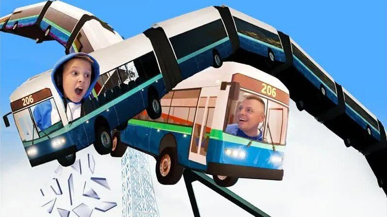 Бешеный Автобус в Городе Собираем Пассажиров в Snakey BUS — Видео от ...