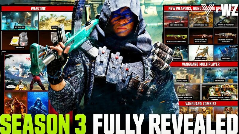Warzone Season 3 Fully Revealed... (Warzone + Vanguard Season 3 Weapons ...