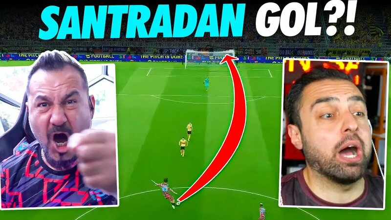 Santra'dan gol ! 55 metre füze ! | ümidi ile efootball 2025 challenge ...
