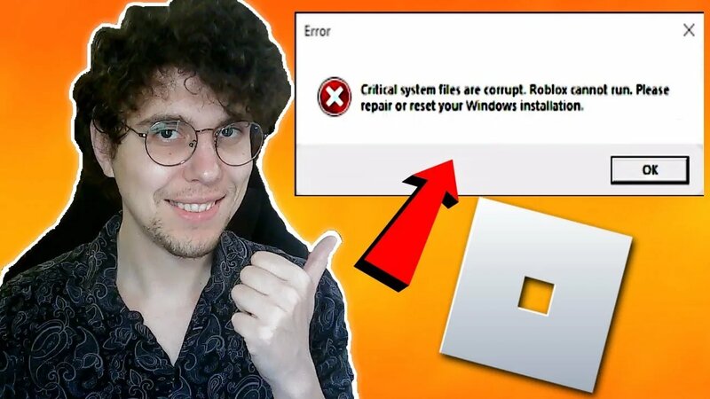 How To Fix Roblox Critical System Files Are Corrupted Error - Yandex ...