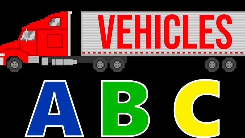 Vehicles ABC Song - Learn the Alphabet with Street Vehicles - Cars ...