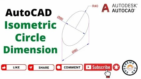 AutoCAD Isometric Circle Dimension | Supereme Cad - Yandex Video ...
