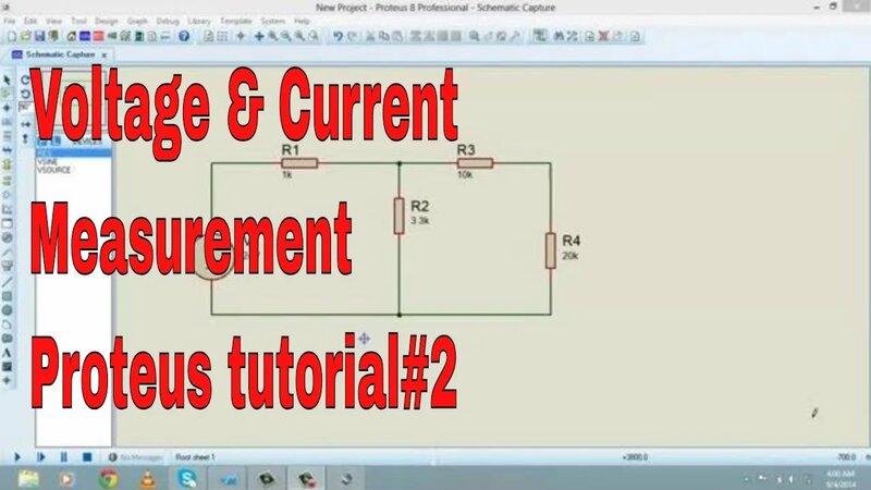 Voltage and current measurement using proteus tutorial#2 - Смотреть ...