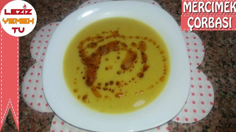 Lokanta Usulü Tereyağli Leziz Süzme Mercimek Çorbasi Tarifi I süzme ...