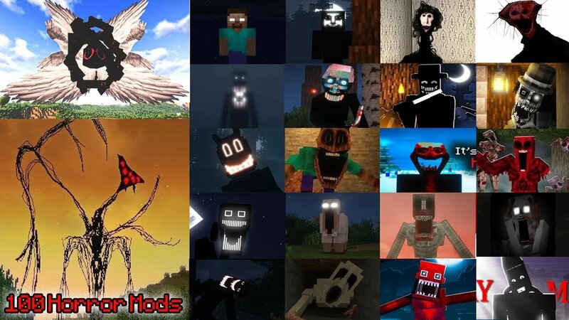 Minecraft: Top 100 Horror Mods – [Compilation of Terrifying Creatures ...