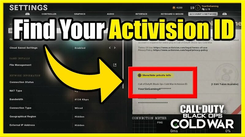How to FIND Activision ID on COD Black Ops Cold War to ADD as Friend ...