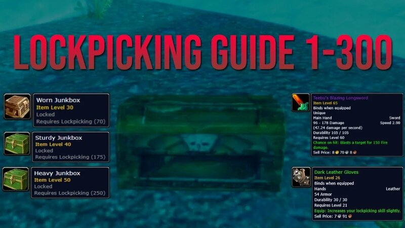 Lockpicking Guide 1-300 (WoW Classic) - Смотреть онлайн в поиске ...