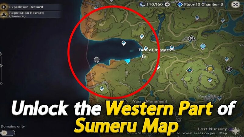 Unlock the Western Part of Sumeru Map - How to Unlock the Missing Area ...