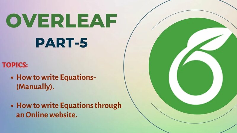 How to write equation in overleaf ? - Yandex Video aramada çevrimiçi izle