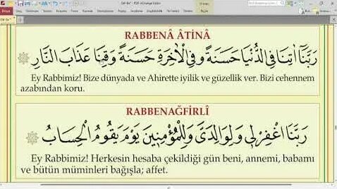 Rabbena etina rabbenağfirli dualarını ezberle| rabbena rabbenağfirli ...