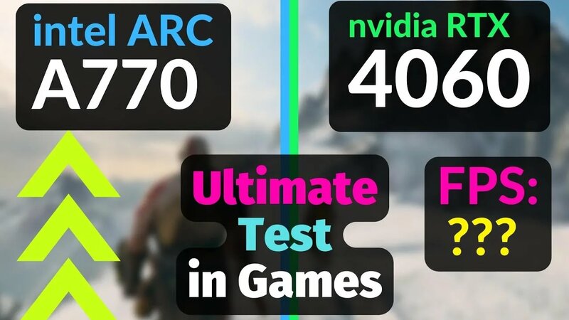 RTX 4060 vs Intel ARC A770 16GB TEST in Games 1080p 1440p 4K - Смотреть ...