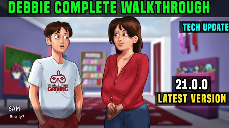 Debbie complete storyline full walkthrough quest | summertime saga 21.0 ...