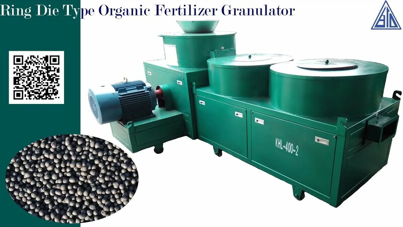 How Ring die organic fertilizer granulator make uniform ball shape ...