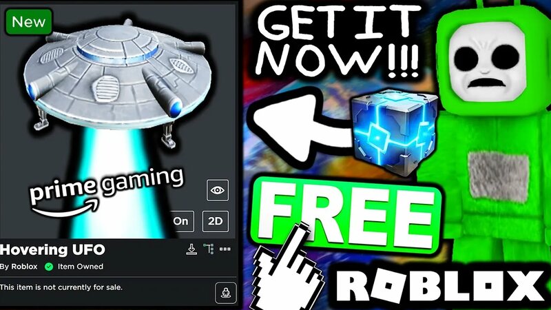 FREE Accessory! HOW TO GET Hovering UFO! (Roblox Prime Gaming ...