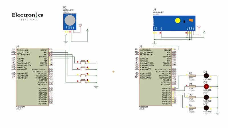 RF Transmitter and receiver system using Pic16f887 | Water level ...