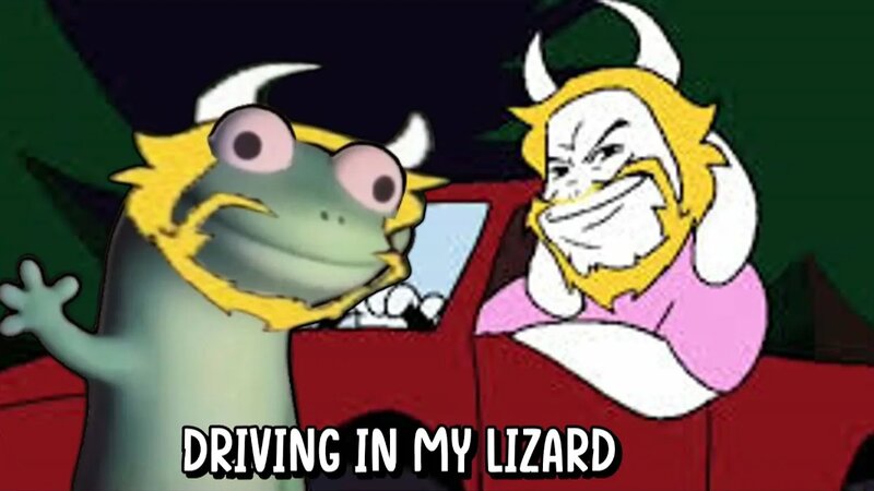 Asgore Driving in my Lizard - Смотреть онлайн в поиске Яндекса по Видео