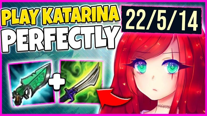 HOW TO PLAY Katarina Perfectly IN Season 10 (Literal Stomp) - League of ...