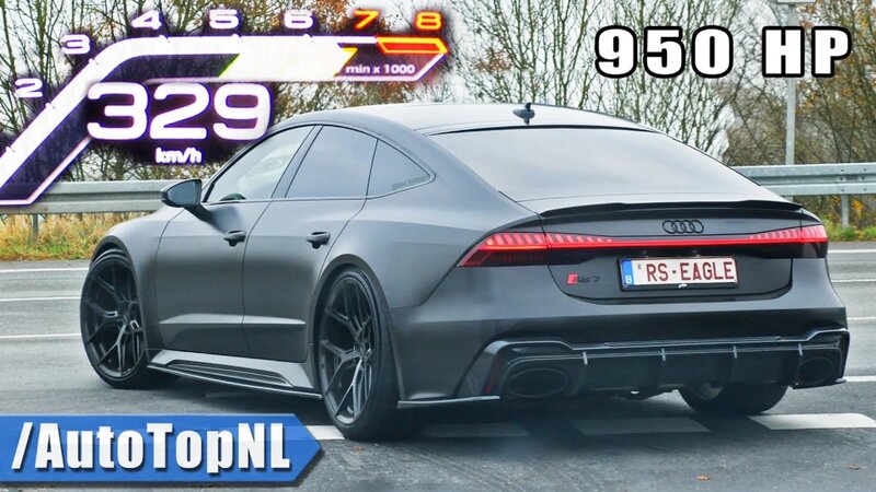 950лс AUDI RS7 C8 | 0-330км/Ч 1.4 мили Разгон И Максимальная Скорость AutoTopNL - Смотреть ...