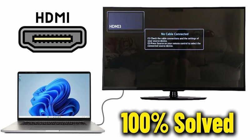 Laptop Not Detecting HDMI TV in Windows 11/10/8/7 - How To Fix PC not ...