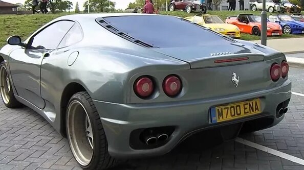 replica Ferrari F360 from a Peugeot 406 coupe