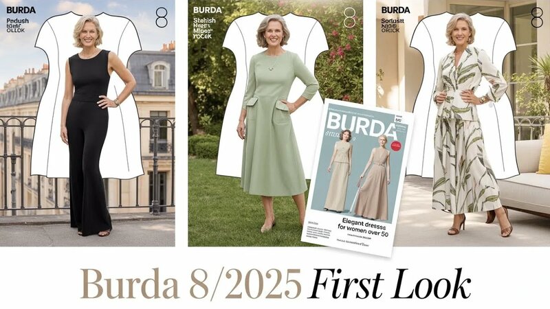 First Look: Burda Style 8/2025 Collection – Chic, Modern & Timeless ...