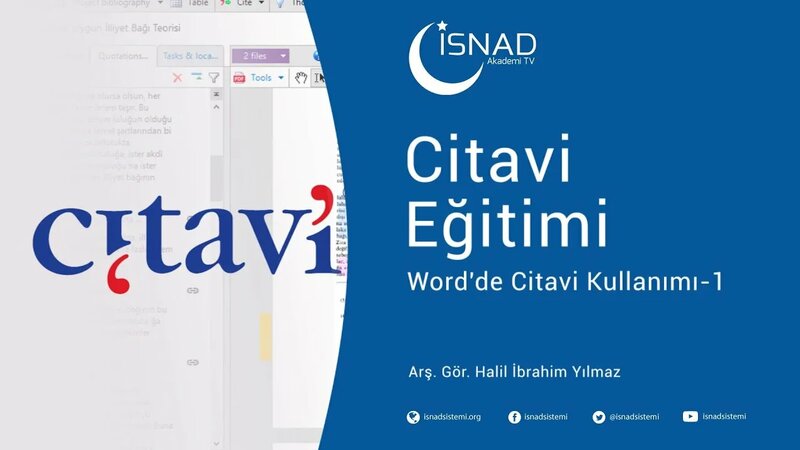 Citavi Eğitimi 7: Word'de Citavi Kullanımı-1 - Yandex Video aramada ...