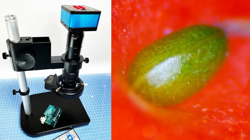 4K digital microscope HDMI for electronics soldering, repair and the ...