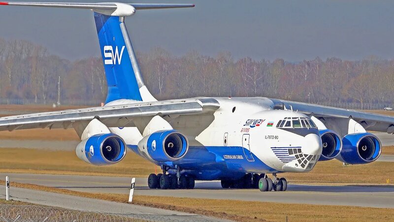 4 Engine Aircraft Highlights Rare & Special Aircraft IL-76, C-5M, An124 ...
