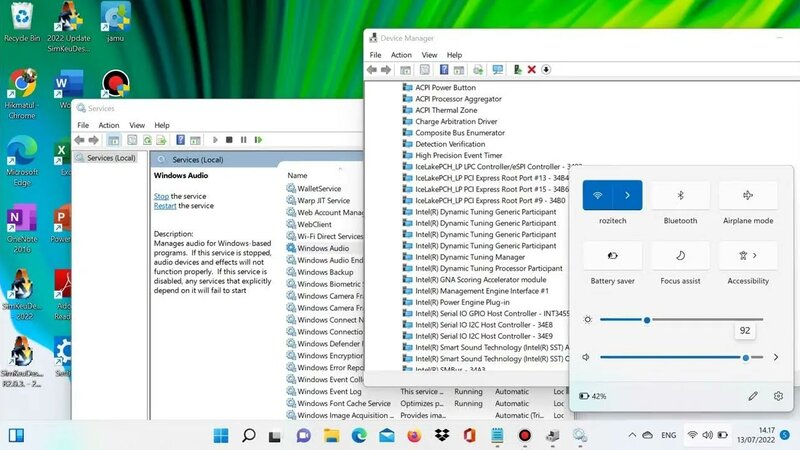 intel high definition dsp/sst audio error wont to start / cant install ...