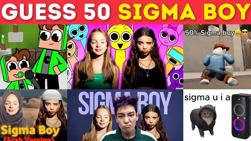 Guess 50 Sigma Boy Songs and Memes - Betsy, Ely Oaks & Levinia | Sigma ...