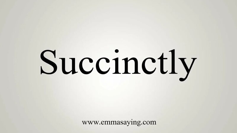 How To Pronounce Succinctly - Смотреть онлайн в поиске Яндекса по Видео