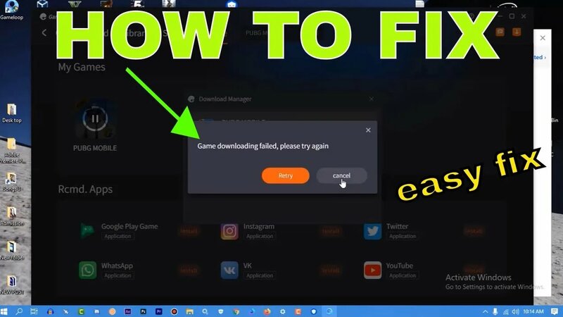 How to fix game downloading failed please try again. Gameloop game ...