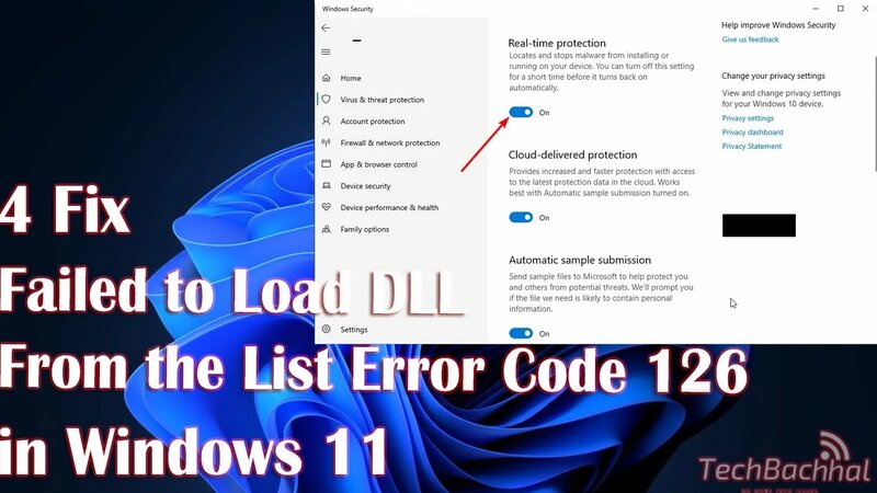 4 Fix Failed to Load DLL From the List Error Code 126 in Windows 11 ...