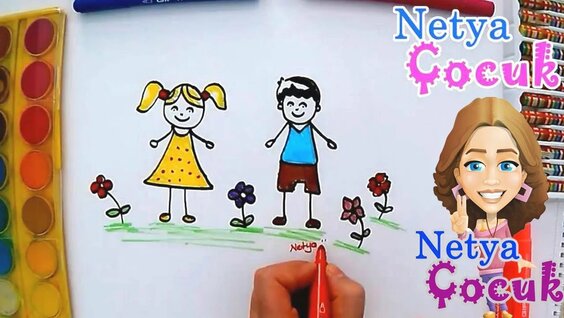 en kolay insan çizimi çocuk: 1 bin video Yandex'te bulundu