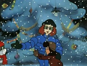 Зима в Простоквашино на английском языке - Winter in Prostokvashino ...