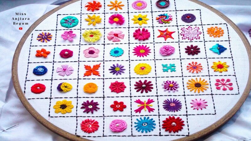 Easy 52 Small Flower Embroidery Tutorial – Step by Step Guide ...
