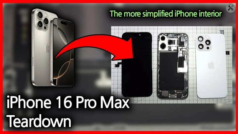 iPhone 16 Pro Max Teardown | Disassembling Parts #apple #iphone # ...