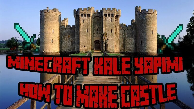 Minecraft Kale Yapımı Part 1 -Duvarları yaptık