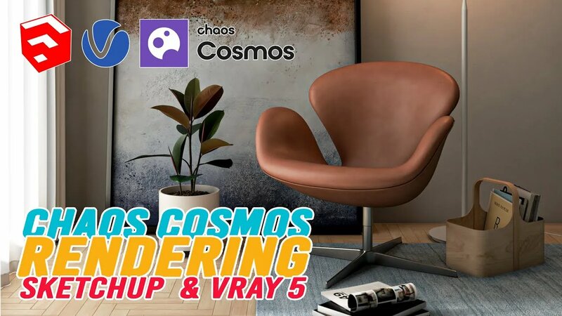 How To Use Chaos Cosmos Asset | Sketchup | Vray 5 Render - Yandex Video ...