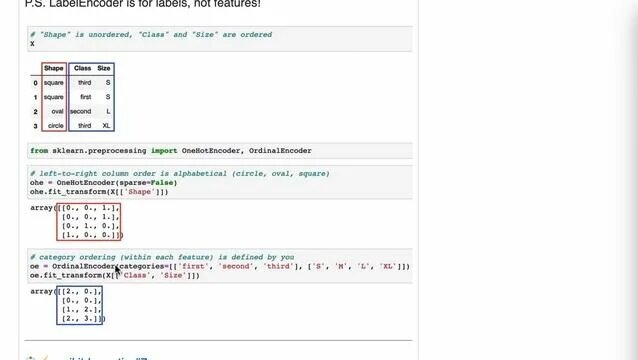 Encode categorical features using OneHotEncoder or OrdinalEncoder ...