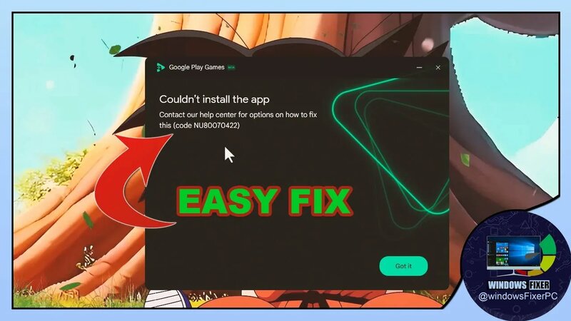 Fix Error Code nu80070422 on Google Play Games for Windows - Step-by ...