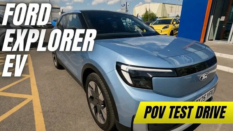 Ford Explorer EV Pure Test Drive | Real-World POV Driving Experience ...