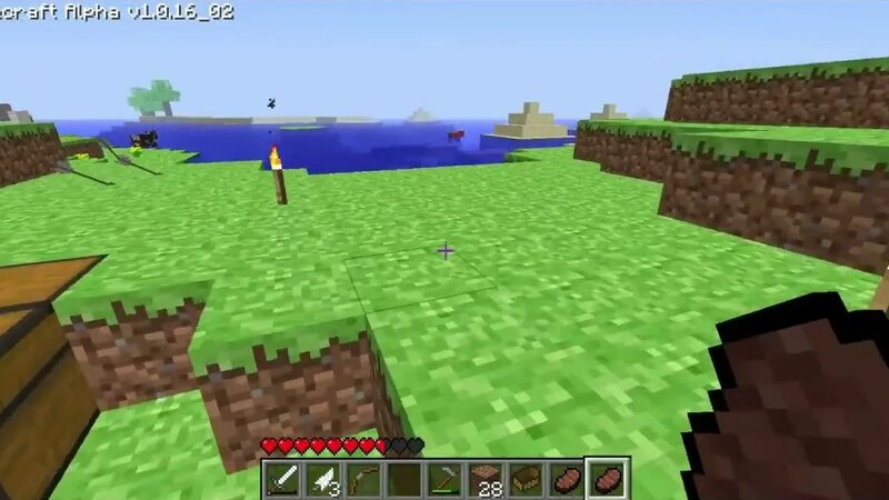 Minecraft Alpha 1.0.16_02 Gameplay - Yandex Video aramada çevrimiçi izle