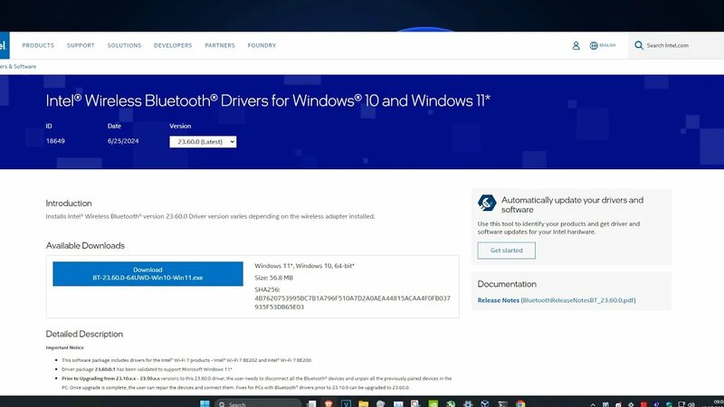 How To Download & Install Intel Bluetooth Wireless Driver Software On ...