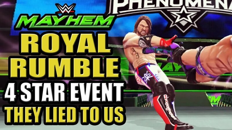 WWE Mayhem - Royal Rumble 4 Star Event, Icons Wasn't What We Thought ...