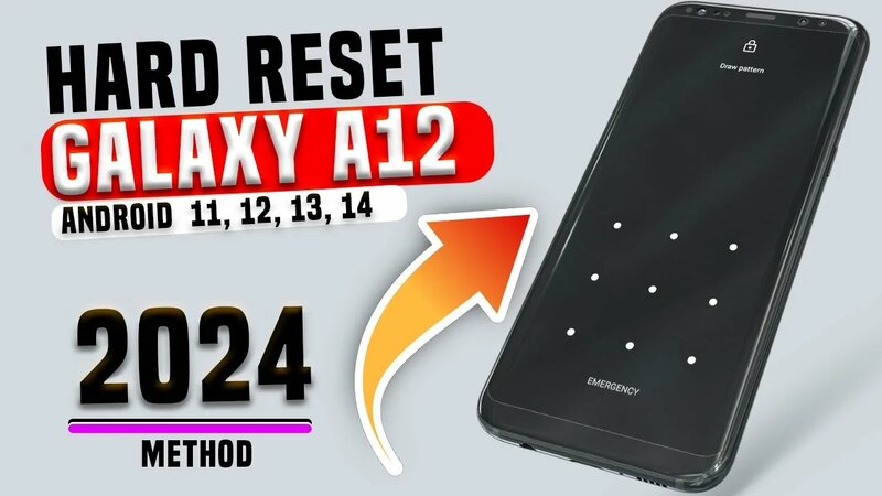 Galaxy A12 Forgot Password, Pattern or PIN? Factory Reset /How To Reset ...