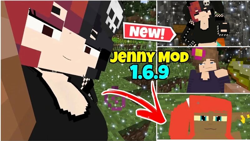 Jenny Mod 1.6.9 New Version Gameplay / Minecraft Jenny MOD 1.12.2 ...