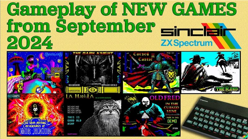 Gameplay of New ZX Spectrum games from September 2024 - Yandex Video ...