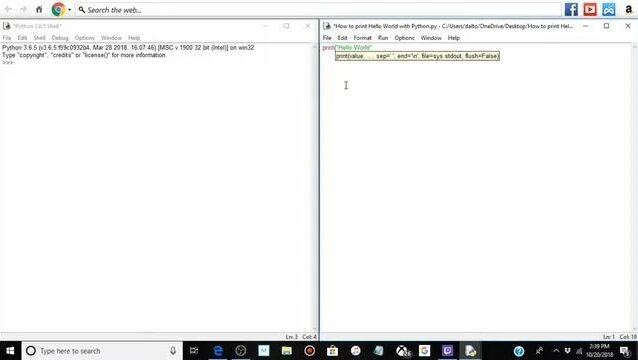 How to print Hello World with Python - Смотреть онлайн в поиске Яндекса ...